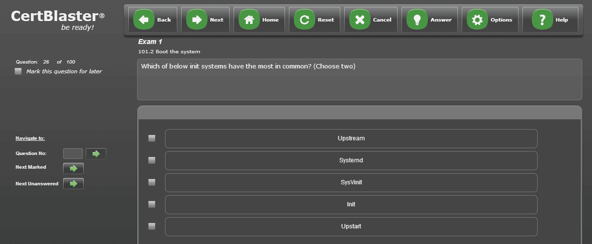 Linux plus practice test - CertBlaster
